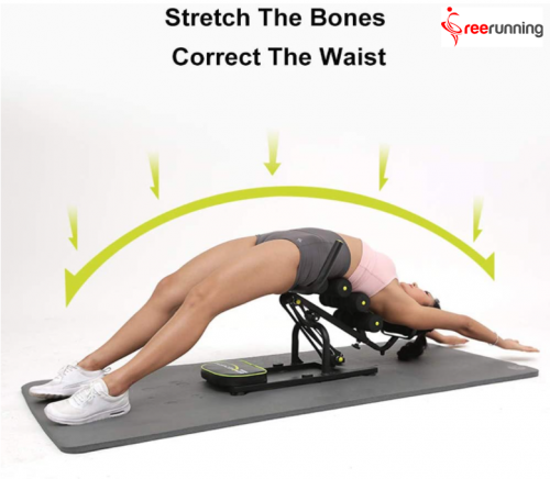 Workout Bench Abdominal Exercise Machine, Inverted, Lumbar Spine ...